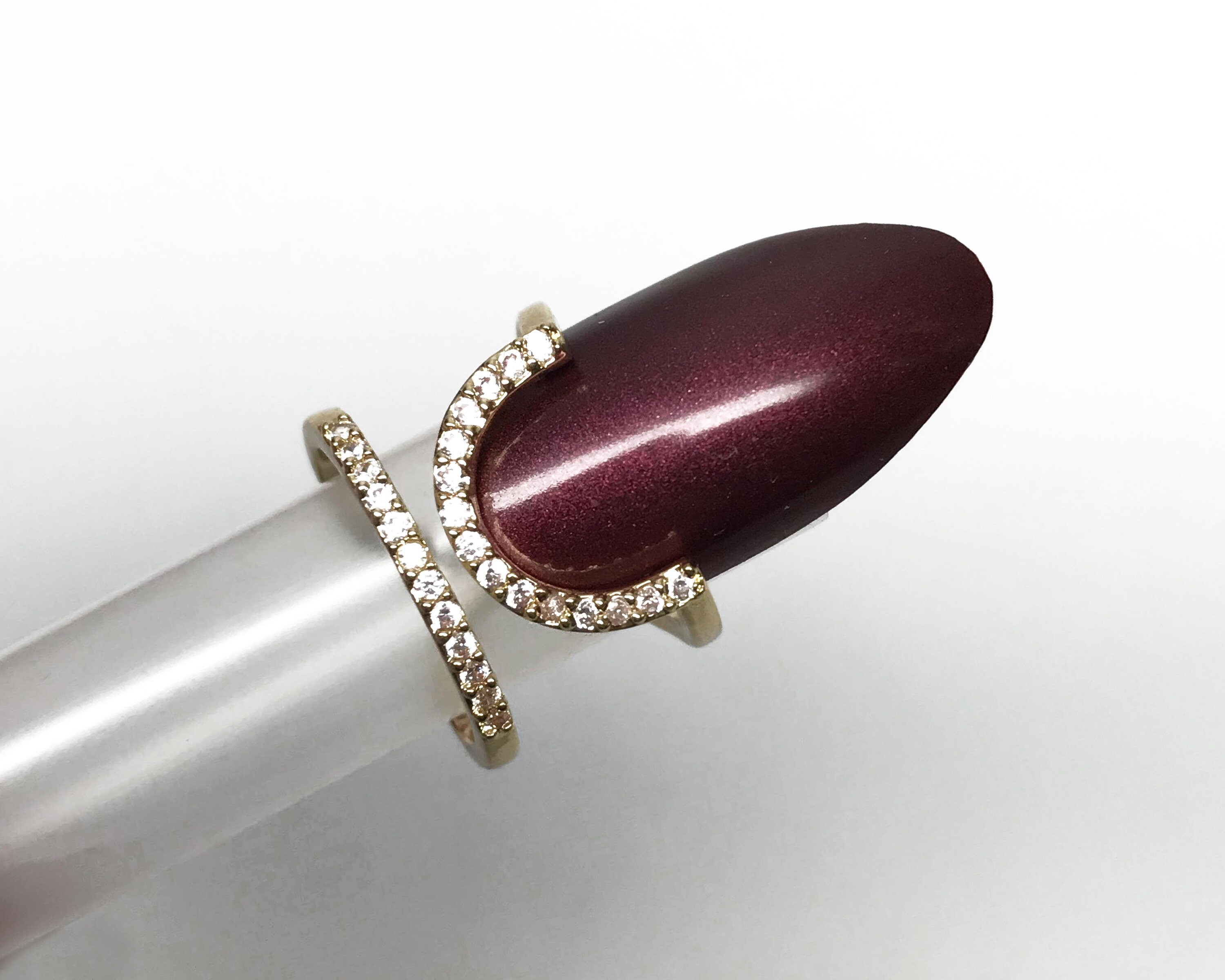 Fingertip ring finger nail art Trendy Nail Open Adjustable | Etsy