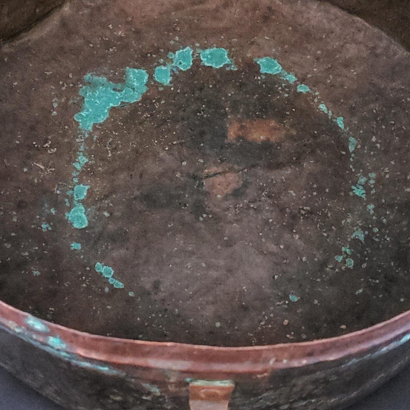 Primitive Handmade Hammered Copper Round Box With Lid and Latch - Etsy