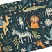 Animal Kingdom Fabric Zoo Animals Jungle Fabric Fabric by - Etsy