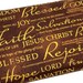Religious Christian Fabric Brown Gold Faith Bible Fabric by - Etsy