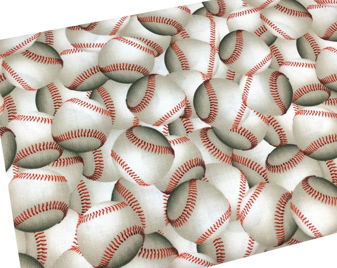 Baseball Fabric, Sports Fabric, Fabric by the Yard, Fat Quarter ...