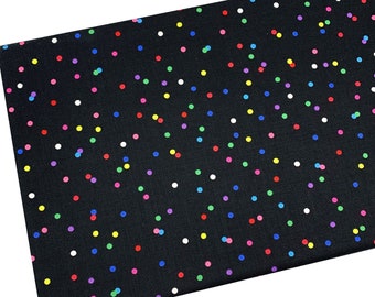 Red Freckles Fabric Black Dots Fabric 100% Cotton Quilting - Etsy