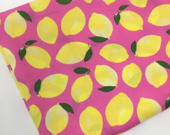 Lemon fabric | Etsy
