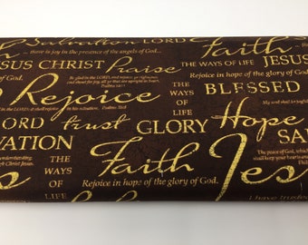 Bible verse fabric | Etsy