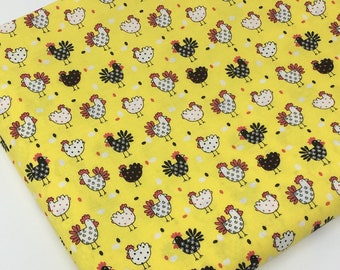 Chicken fabric | Etsy