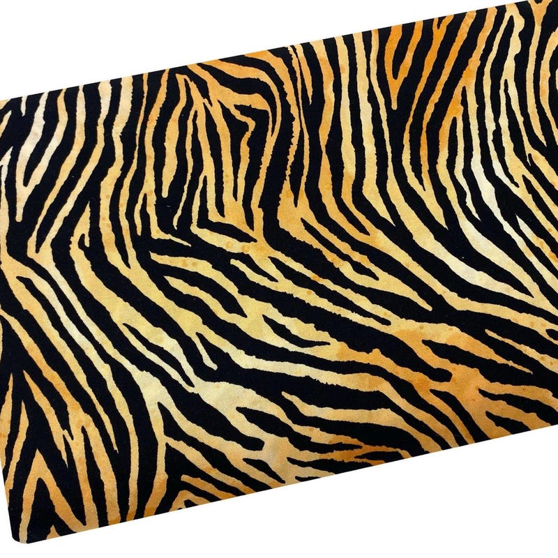 Tiger Fabric - Etsy
