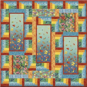 Tropical Twilight Quilt Kit by Ro Gregg for Northcott, Size 90" by 90 ...