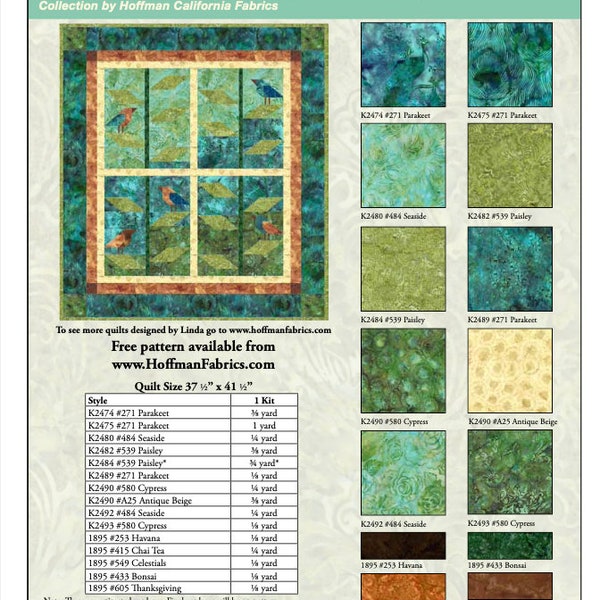 Water Garden Quilt Pattern - Etsy