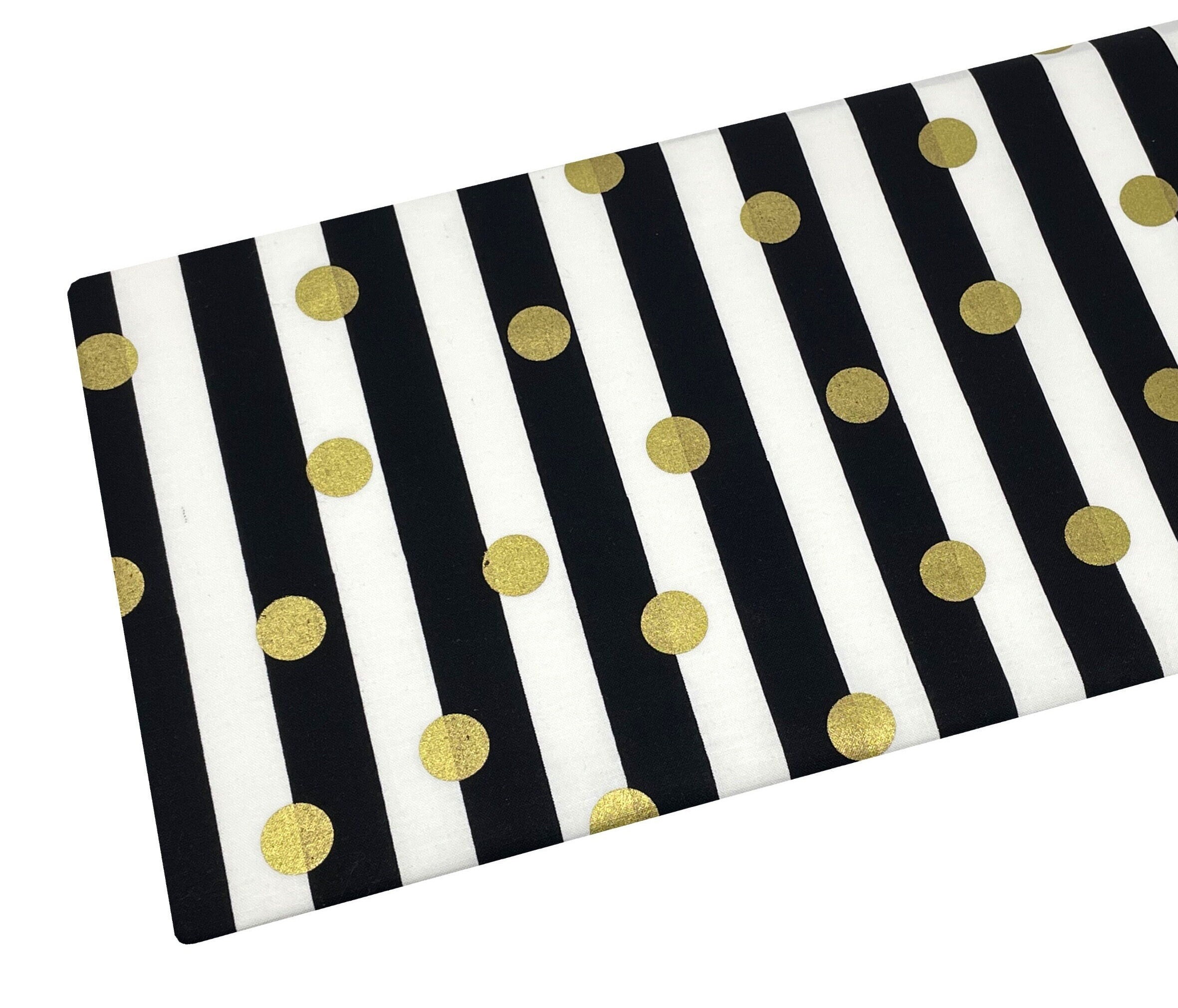 Metallic Gold Dot Fabric