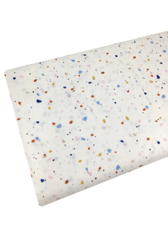 Pottery Fleck Cotton Fabric Colorful Dots Fabric by the - Etsy