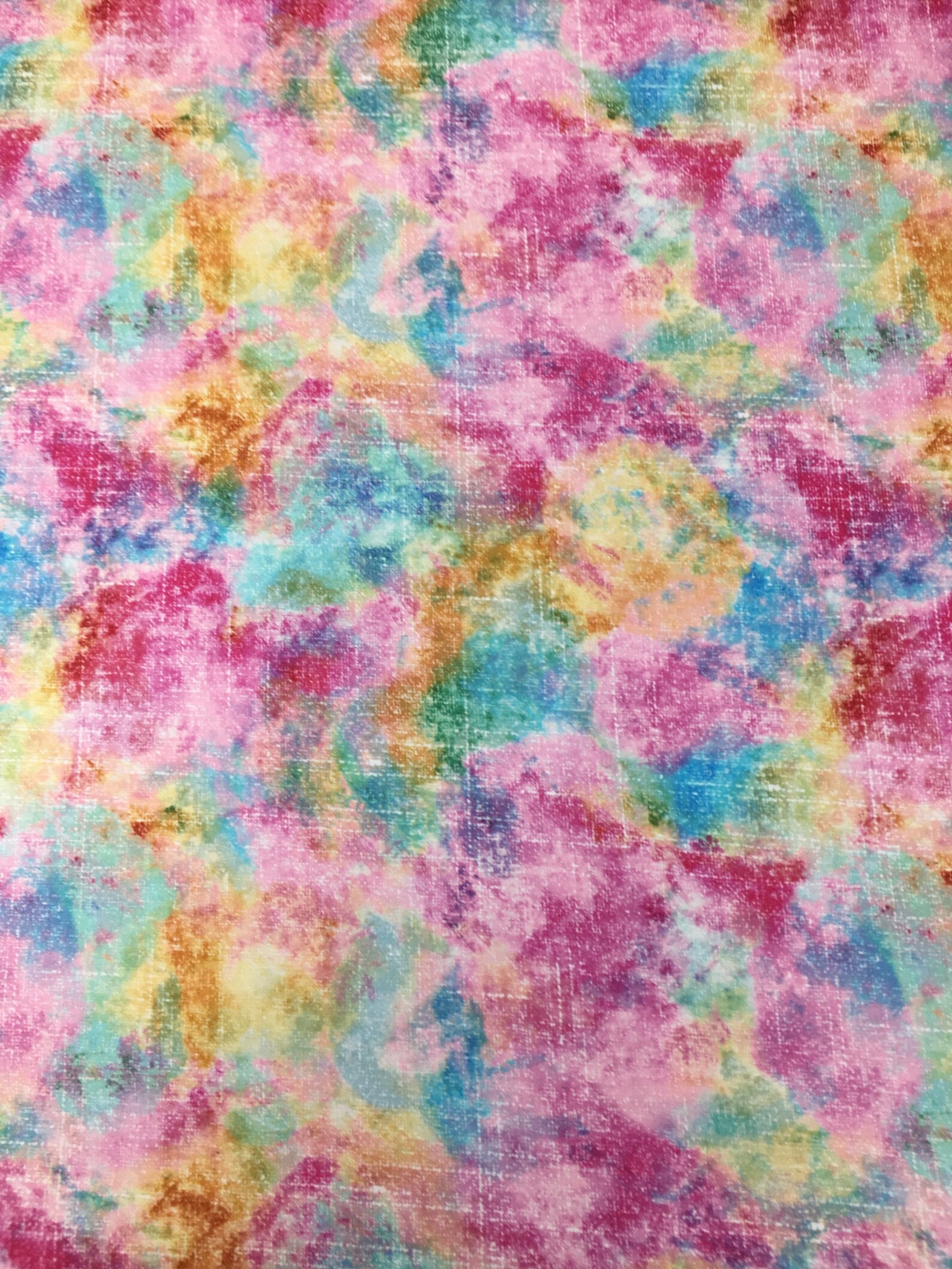Rainbow Blender Watercolor Fabric, Fabric by the Yard, Fat Quarter ...