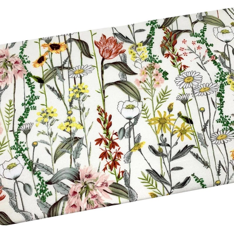 Botanical Fabric - Etsy