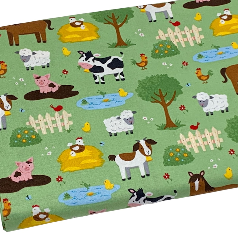 Valentine Farm Fabric - Etsy