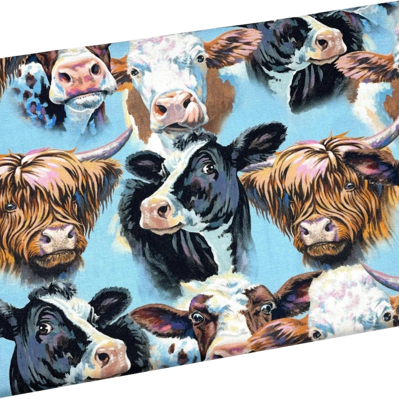 Cow Fabric - Etsy