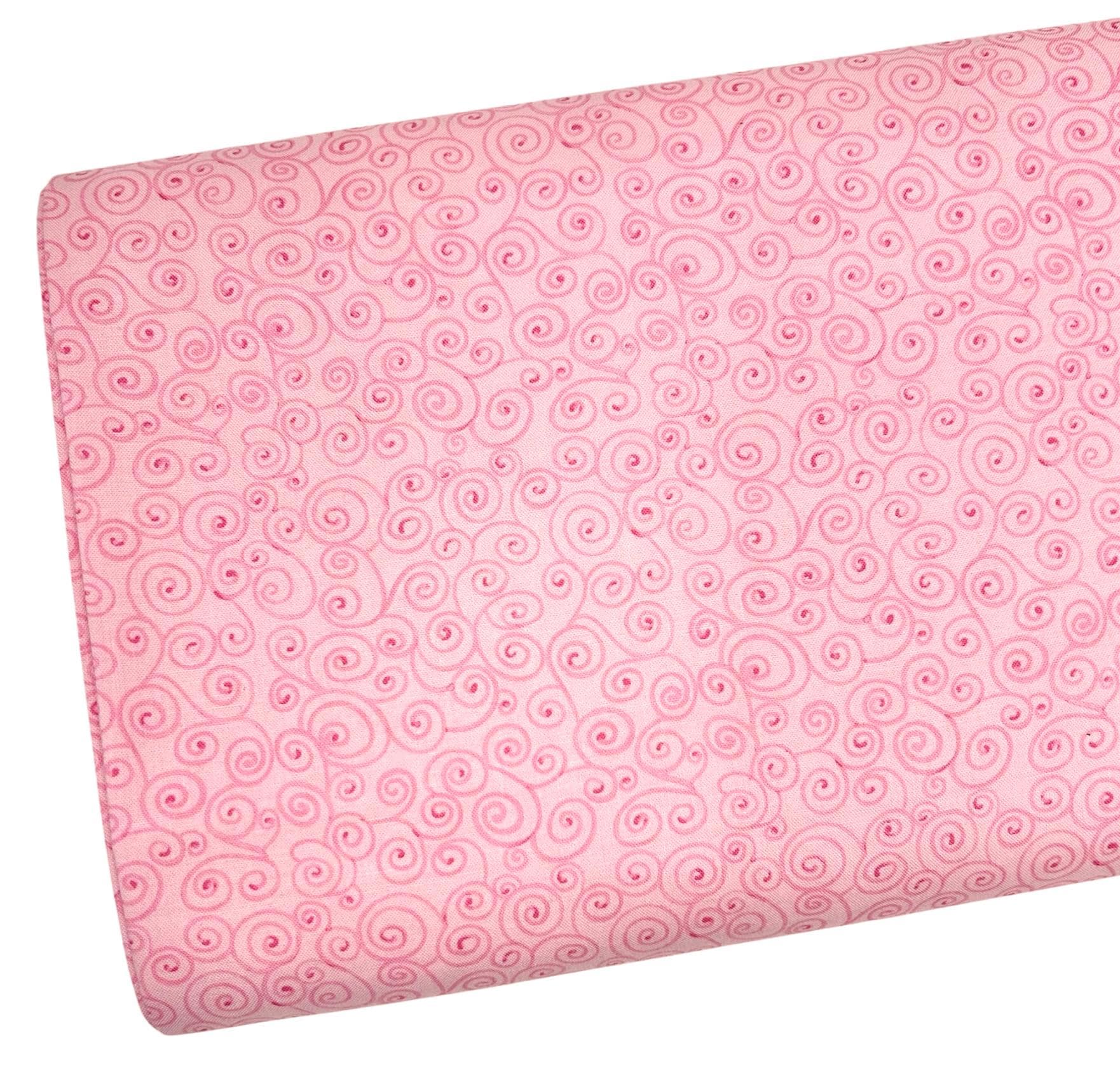 Pink Scrolls Fabric by the Yard, Quilting Cotton R2-17 - Etsy