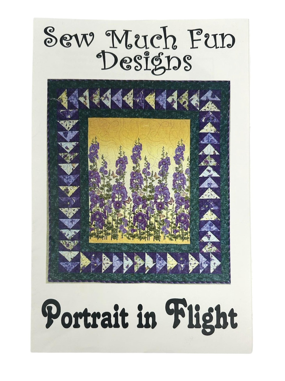 Portrait in Flight Quilt Pattern by Lain Stowe, Paper Quilting Template ...