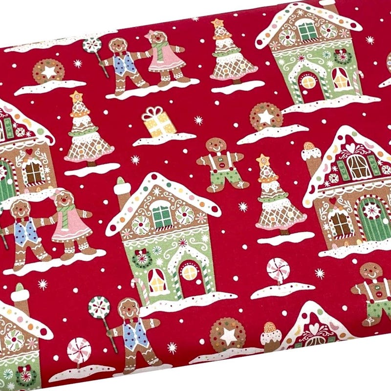 Gingerbread Fabric - Etsy