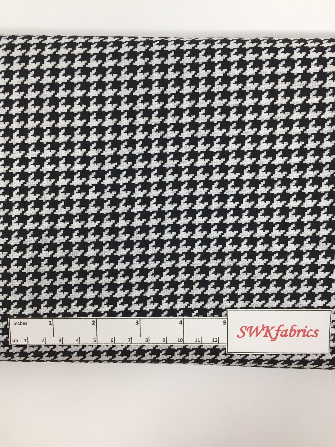 Black and White Houndstooth Fabric Hounds Tooth Fabric by the - Etsy