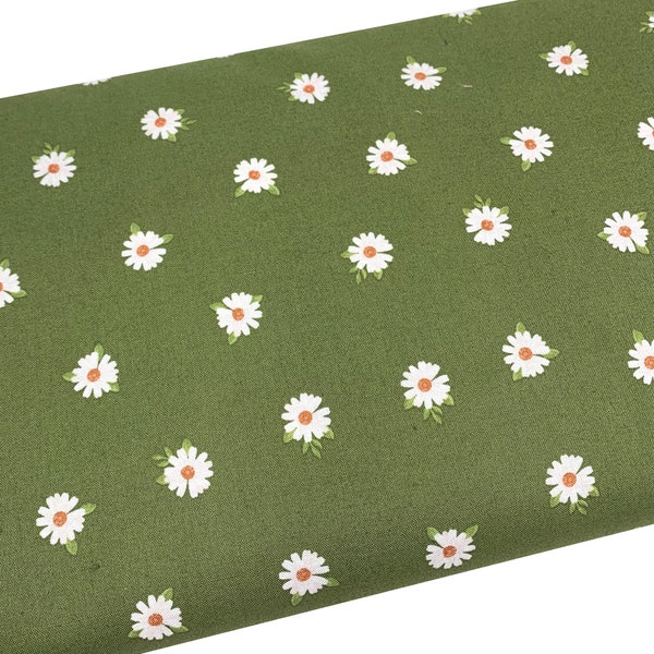 Tiny Daisy Fabric - Etsy