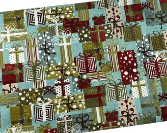 Christmas Trees Fabric, Figgy Pudding by Moda, Basic Grey Collection ...