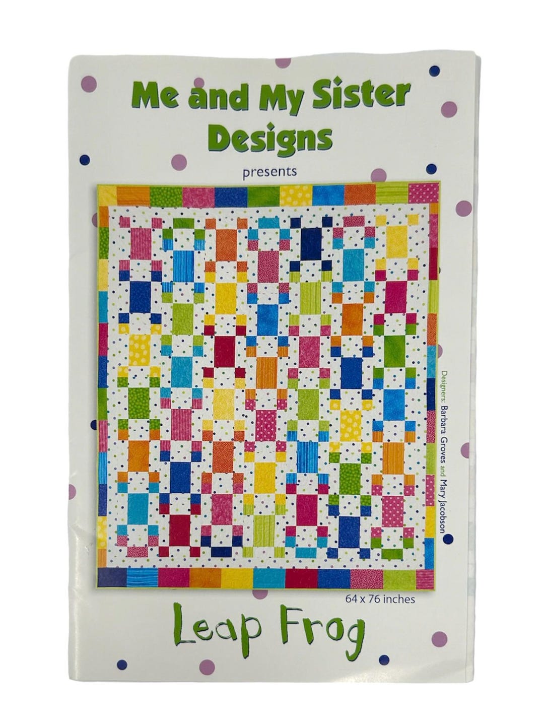 Leap Frog Quilt Pattern by Me and My Sister Designs, Size 64" by 76" - Etsy