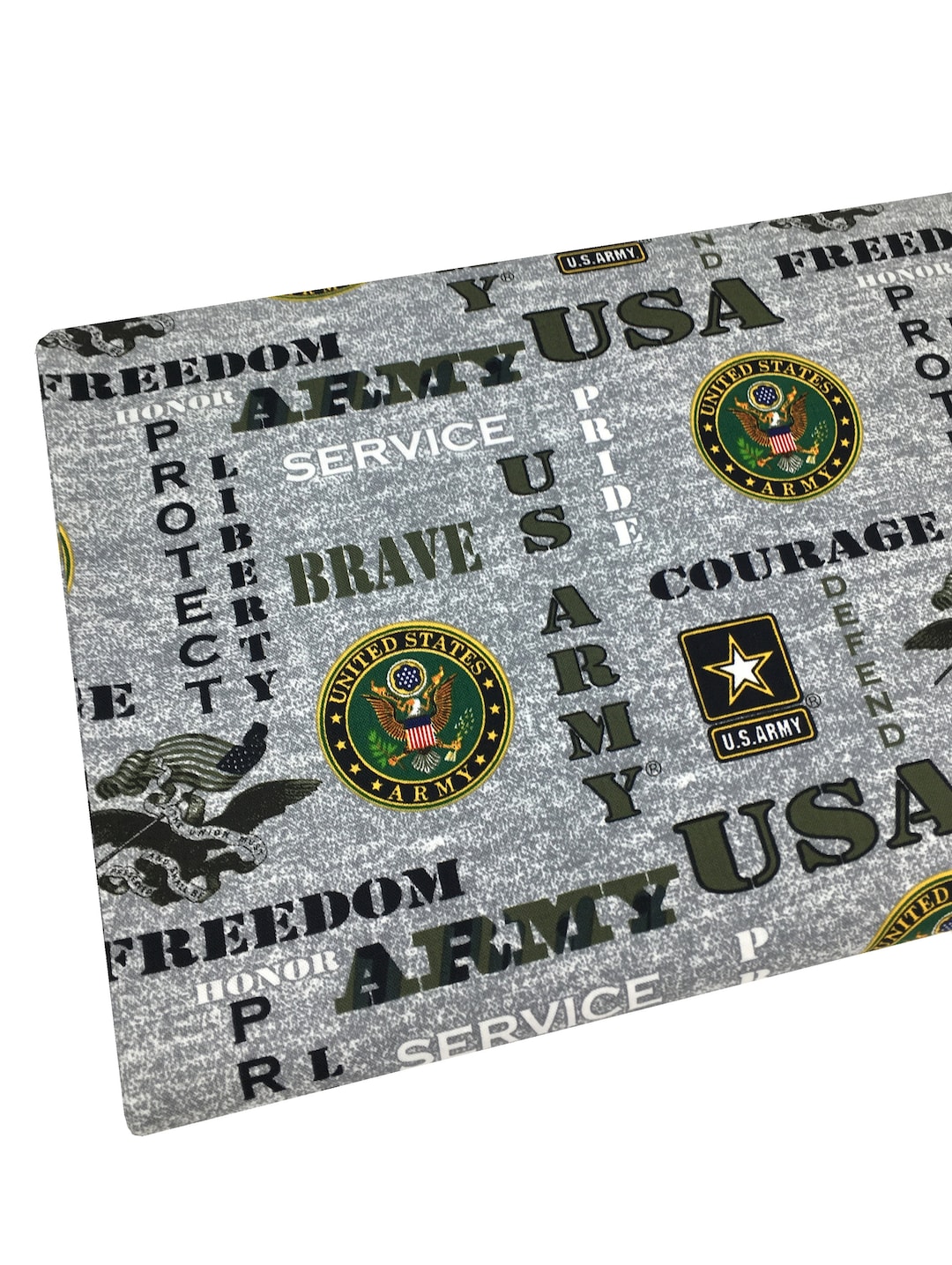 USA Army Fabric, Serve and Protect Fabric, Military, Fabric by the Yard ...