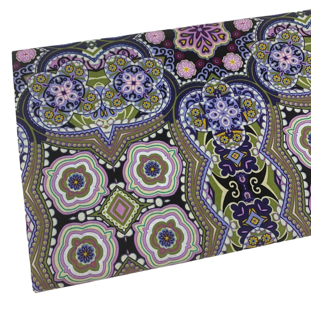Zuzu's Petals Floral Fabric by Benartex, Purple Flowers, Fabric by the ...