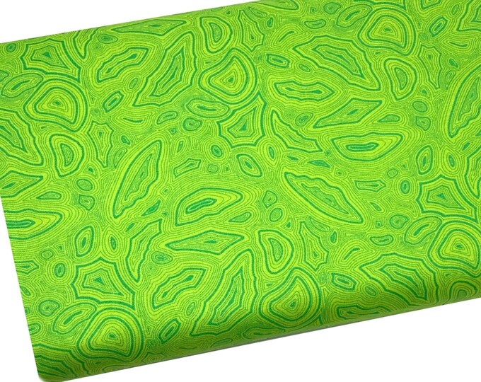 Neon Green Fabric, Mineral Peridot by Tula Pink, True Colors, Quilt ...