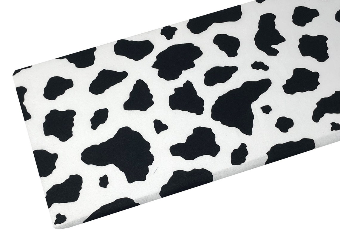 Black and White Cow Skin Fabric Cow Spots Fabric by the - Etsy