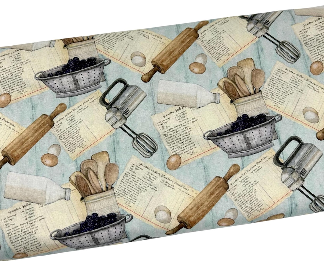 Baking Fabric by the Yard, Blueberry Nut Making by Susan Winget ...