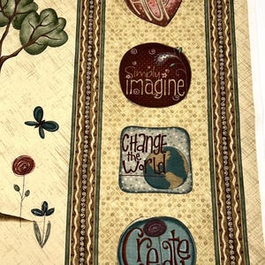 Simply Imagine Quilt Kit, Rare Pattern and Fabric Panel 23 by 44 by ...