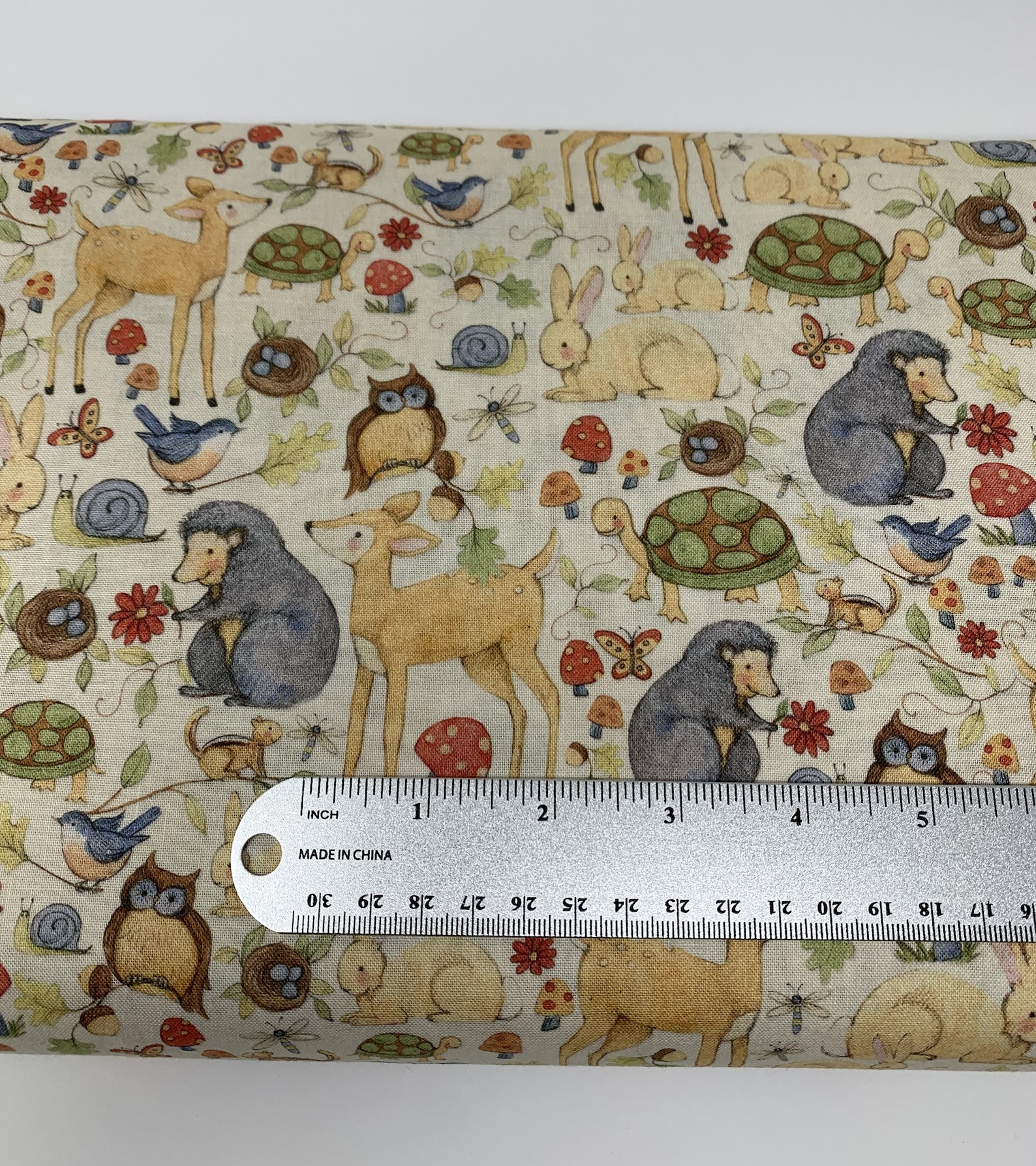 Packed Woodland Animals Fabric by Susan Winget for Springs Creative ...