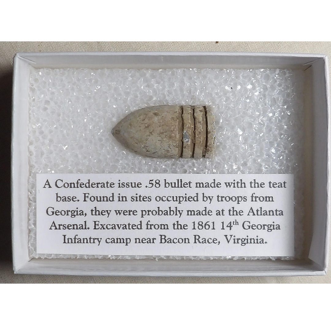 Confederate .58 Rifled Musket 14th Georgia Camp Civil War 5456 - Etsy