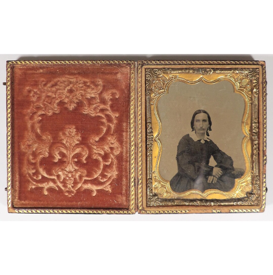 Tintype – 1/6th Plate – 1860’s – 6085 - Etsy
