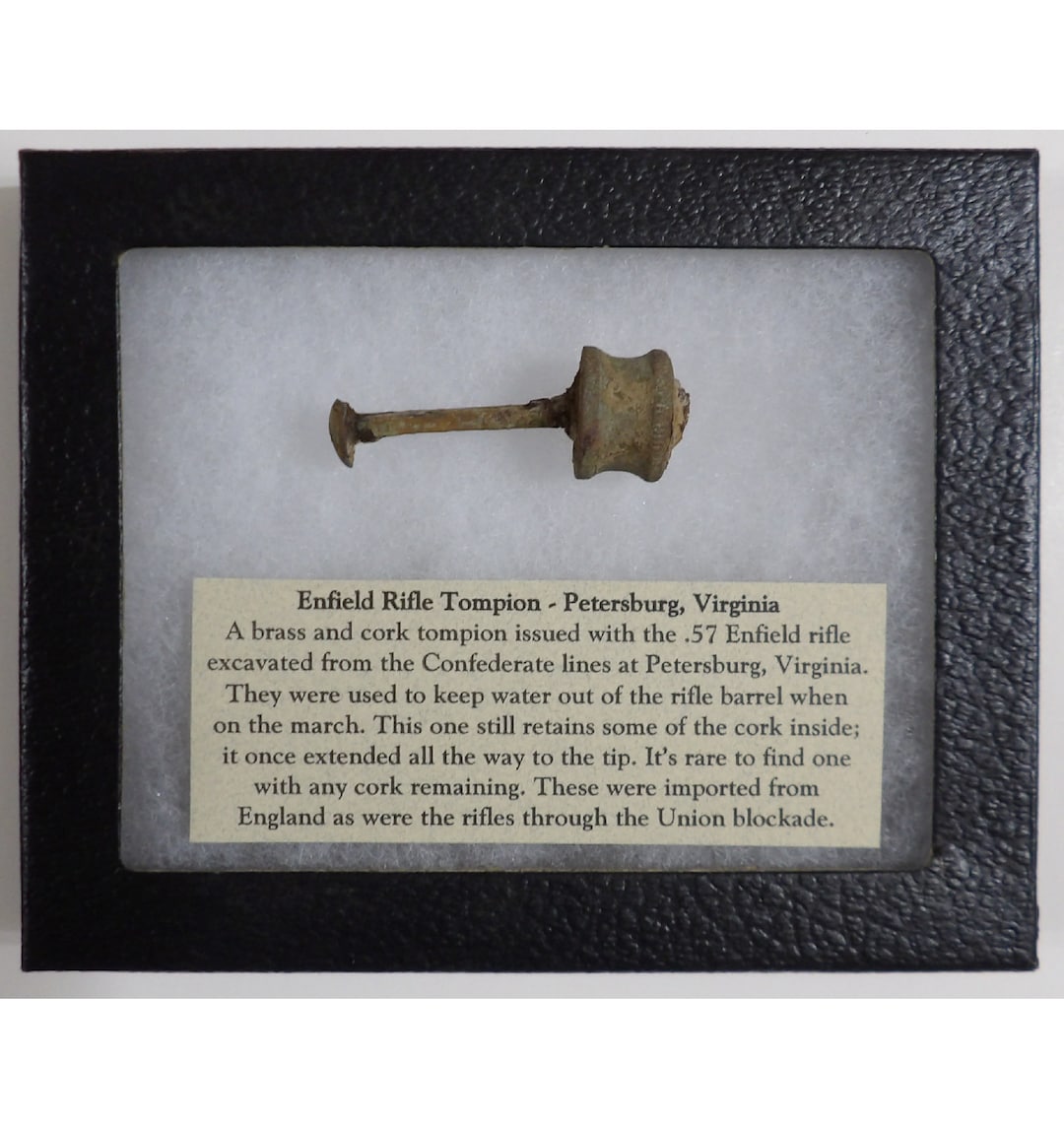 Enfield Rifle Tompion - Confederate Lines - Petersburg, Virginia ...