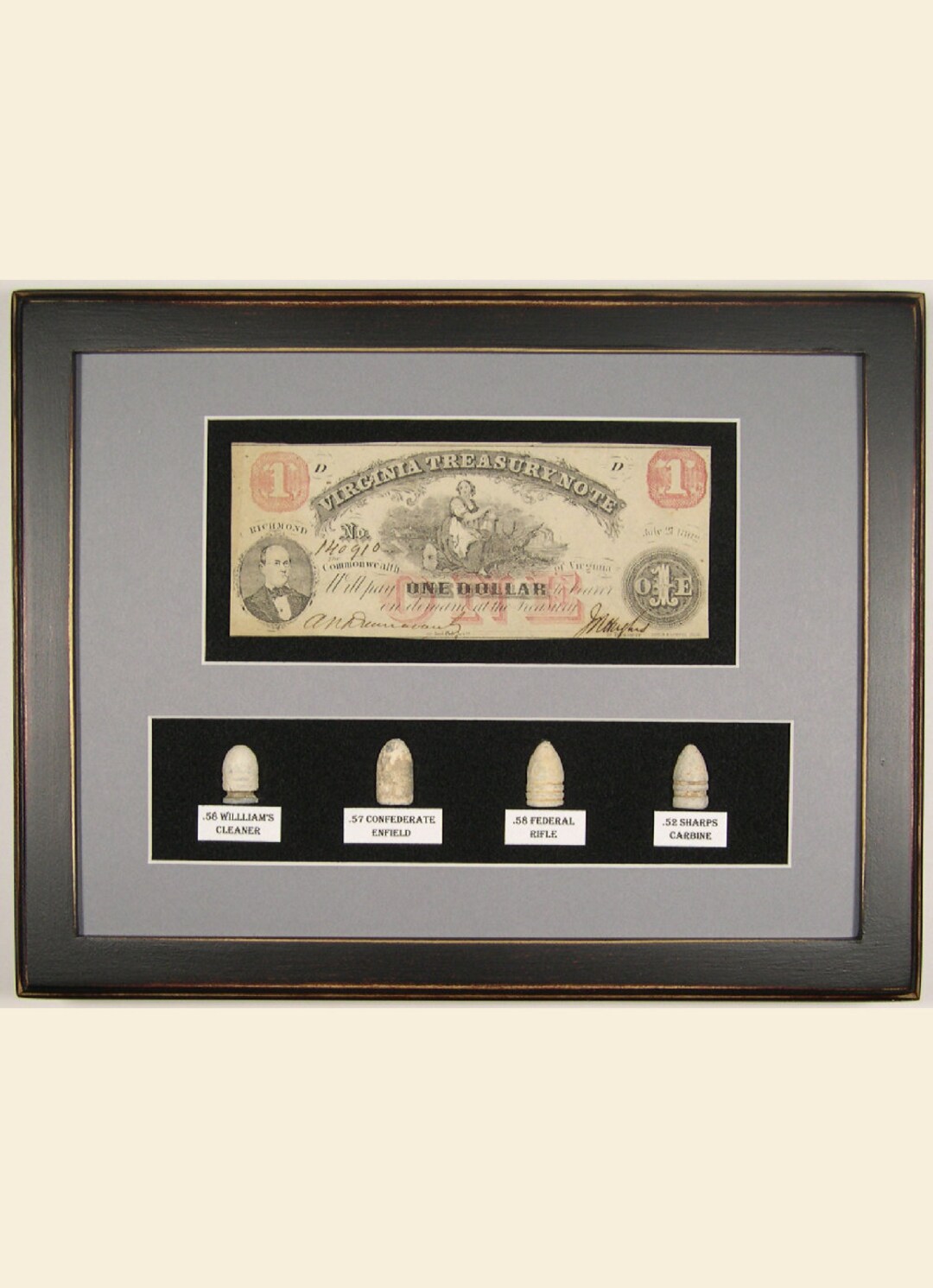 1862 Virginia Treasury Note – Fredericksburg Battlefield - Civil War ...