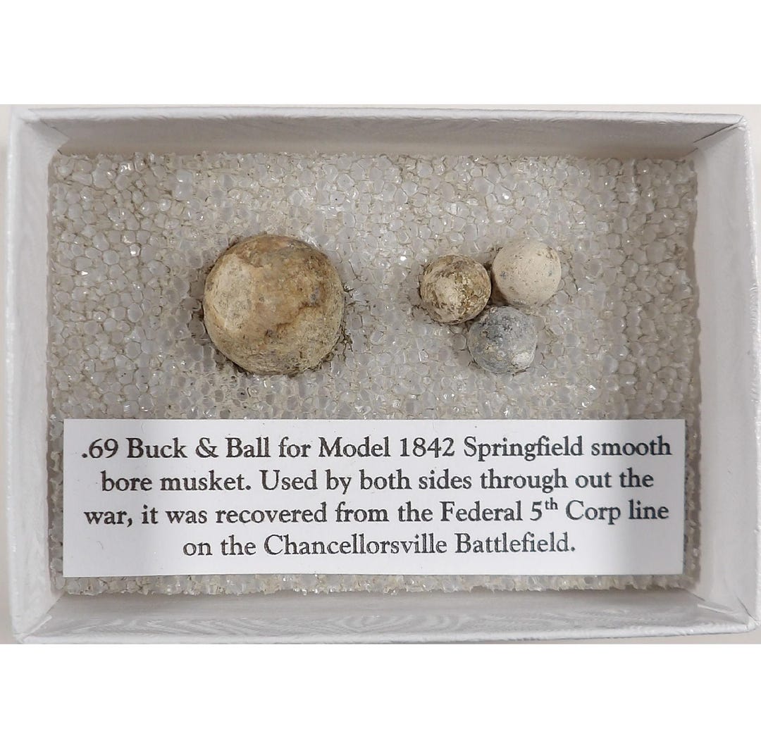 69 Caliber Buck & Ball – Chancellorsville Battlefield – Civil War ...