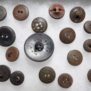 Goodyear and Other Manufacturers - Hard Rubber Buttons – 1850’s-1860’s ...