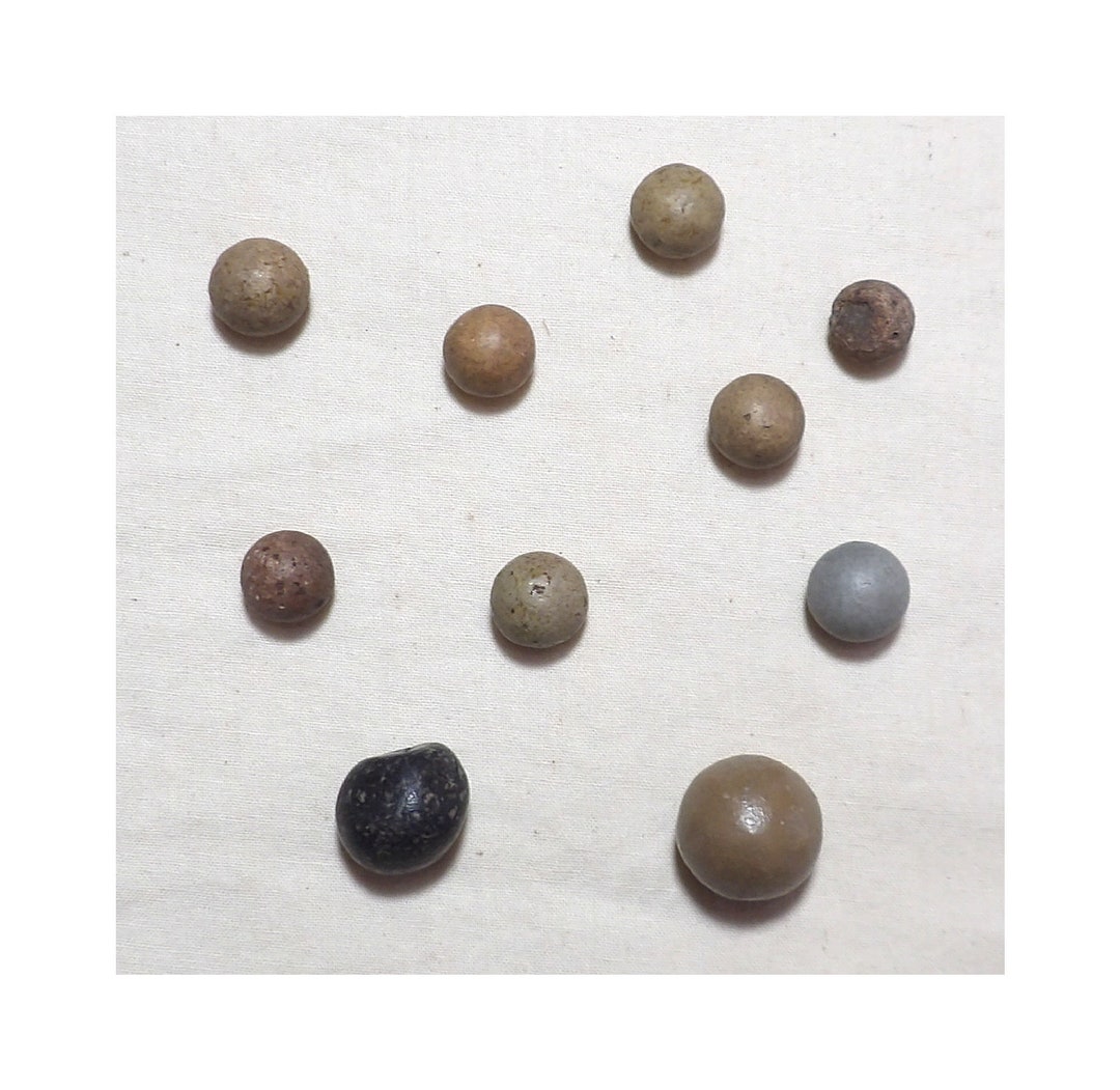 Clay Marbles – 1850 – 1880’s - 5044 - Etsy
