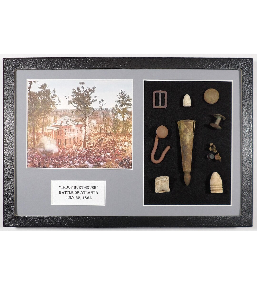 Battle of Atlanta – Troup Hurt House – Civil War Bullets – 5611 - Etsy
