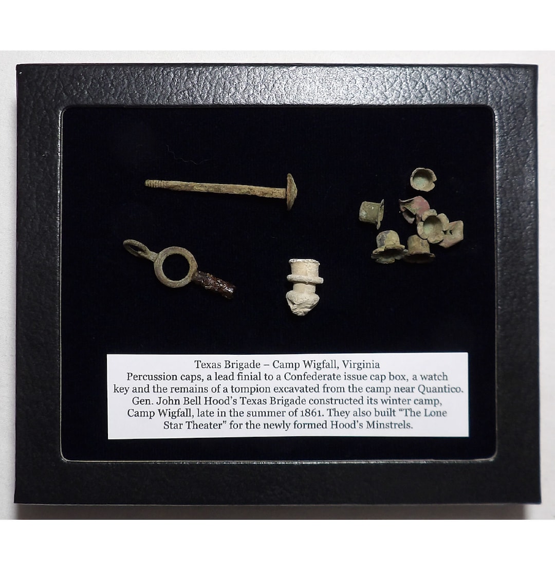 Texas Brigade – Camp Wigfall, Virginia – Civil War Artifacts - 5083 - Etsy