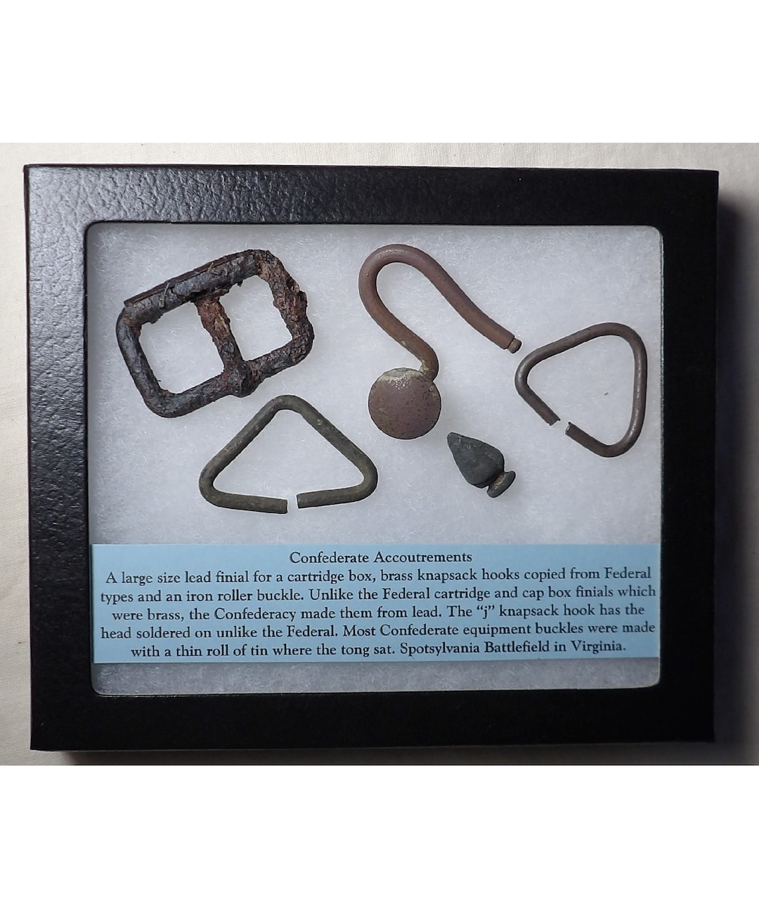 Confederate Artifacts Spotsylvania Battlefield Civil War Relics Civil ...