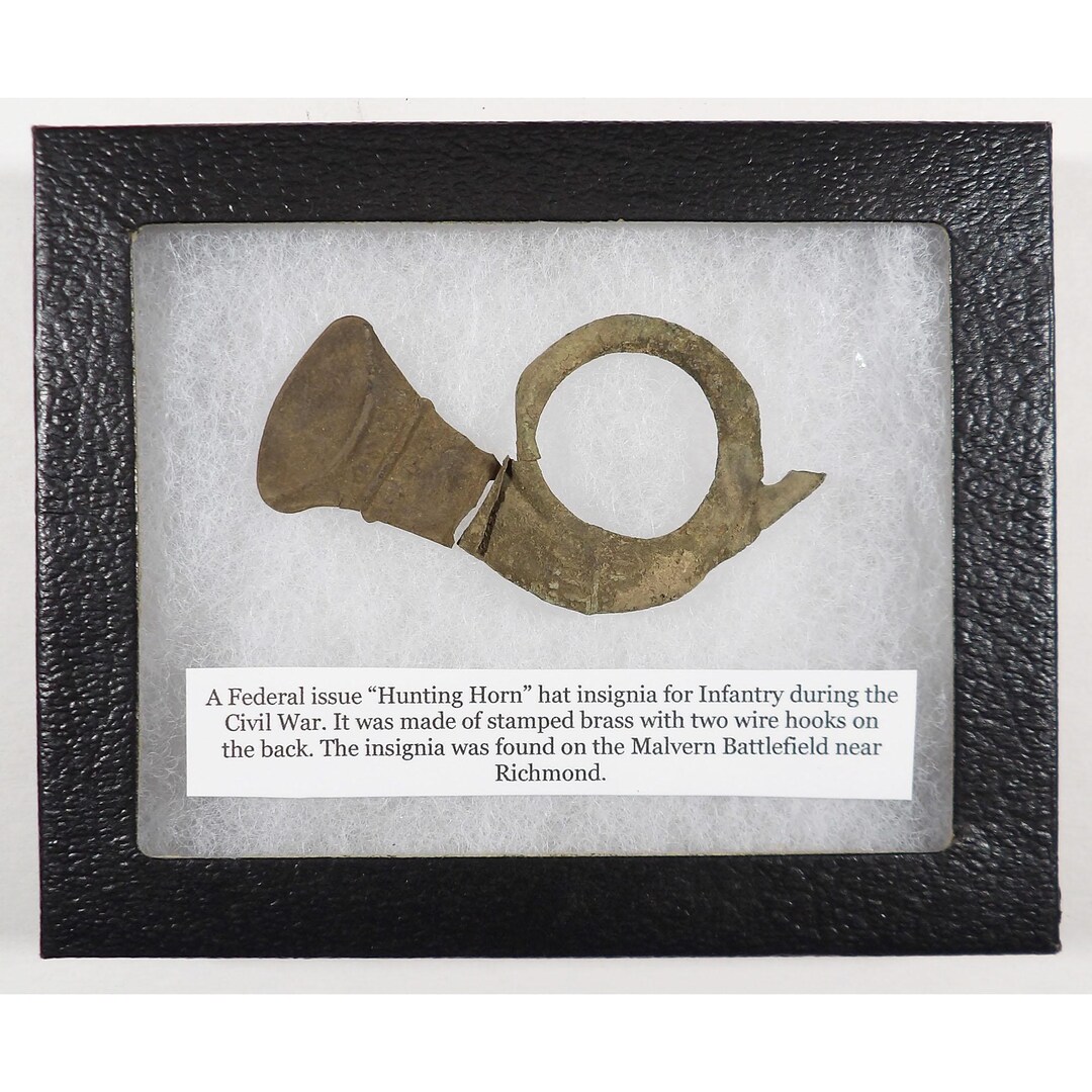 Federal “hunting Horn” Hat Insignia – Malvern Hill Battlefield ...