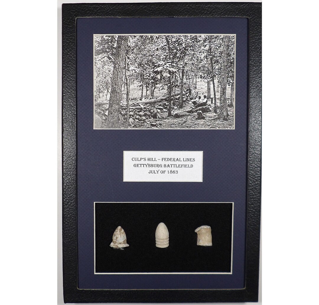 Battle of Gettysburg – Culp’s Hill – Civil War Bullets – 5751 - Etsy