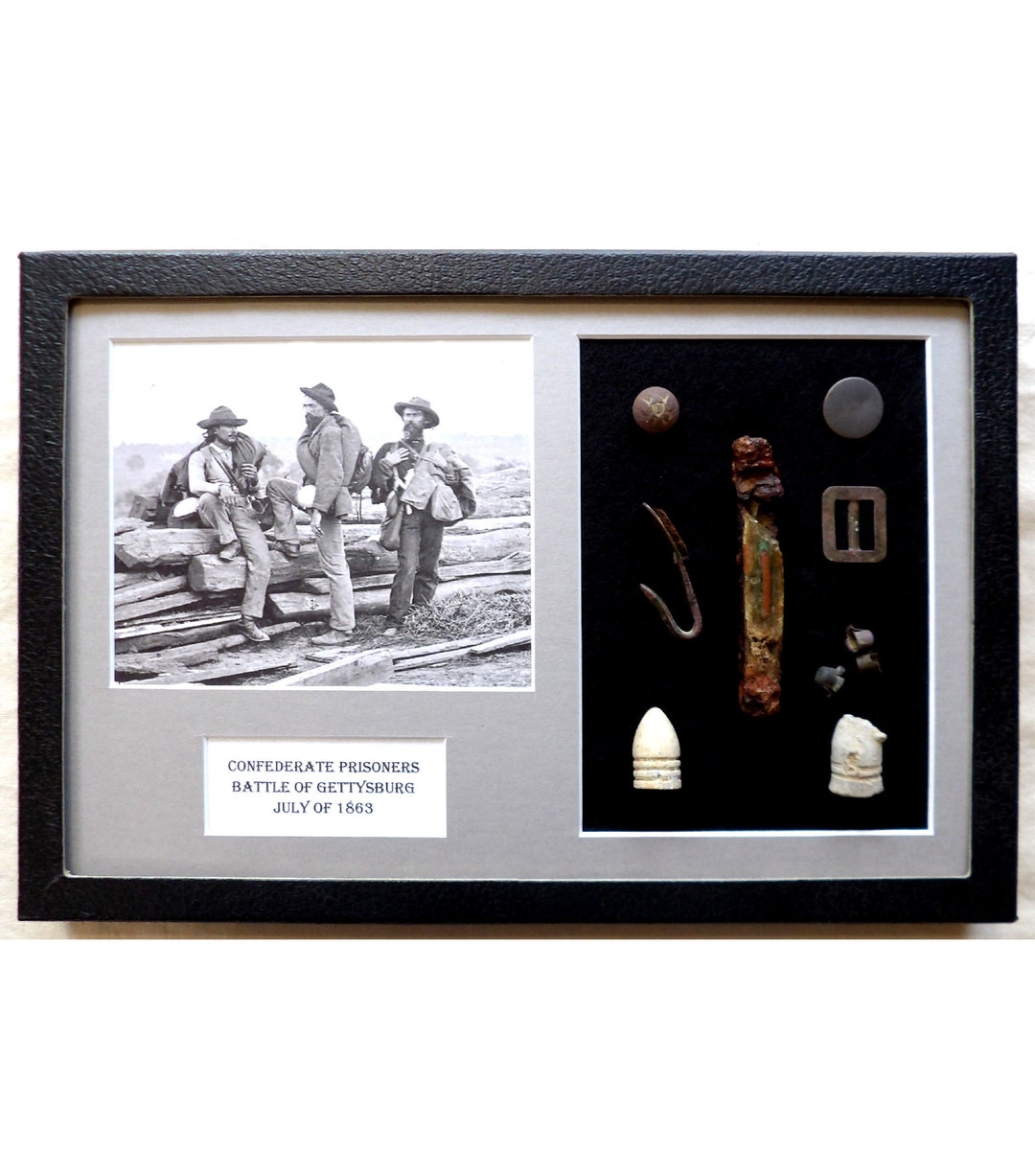 Battle of Gettysburg Confederate Prisoners Civil War Artifacts Civil ...