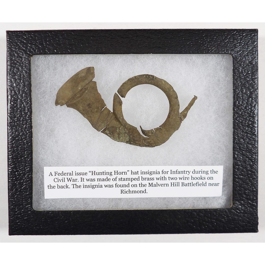 Federal “hunting Horn” Hat Insignia – Malvern Hill Battlefield ...