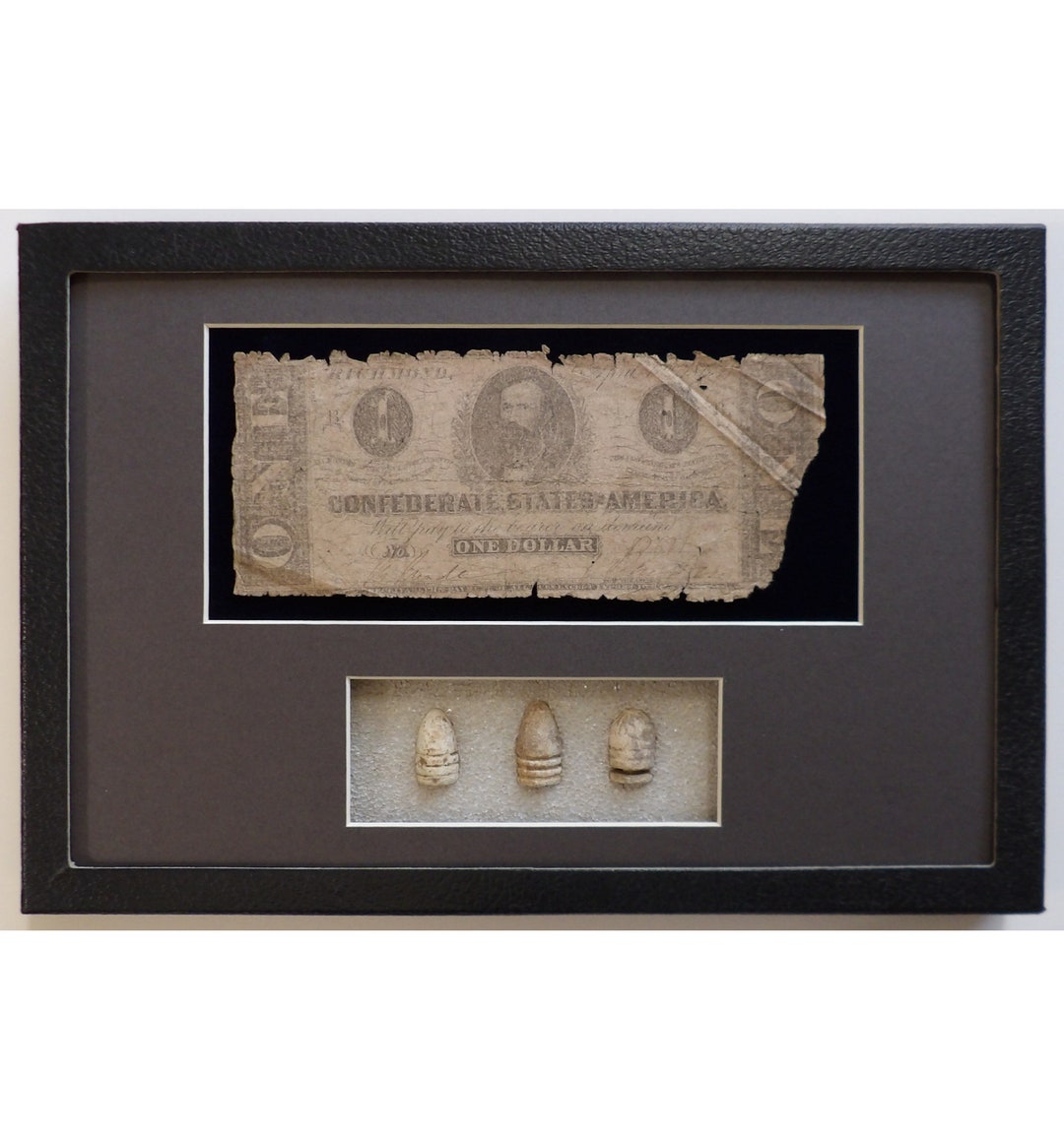 1863 Confederate Currency - Civil War Relics - Civil War Bullets ...