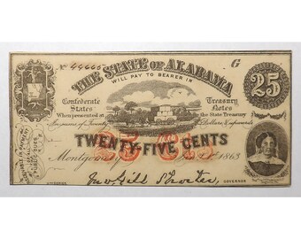 Alabama Currency - Etsy