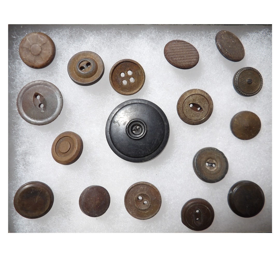 Goodyear and Other Manufacturers - Hard Rubber Buttons – 1850’s-1860’s ...