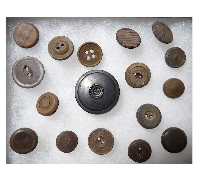 Goodyear and Other Manufacturers - Hard Rubber Buttons – 1850’s-1860’s ...